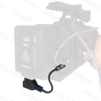 China Power Cable For Teradek ARRI 2-Pin-Male To Reverse D-Tap Flexible Braided Cable 7CM Alvin's Cables for sale