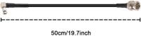 China Micro-BNC Male High-Density BNC Right-Angle To BNC Male 6G HD SDI Coaxial-Cable For Blackmagic-Video-Assist 75 Ohm 50cm for sale