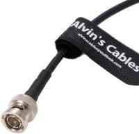 China Micro-BNC Male High-Density BNC Right-Angle To BNC Male 6G HD SDI Coaxial-Cable For Blackmagic-Video-Assist 75 Ohm 50cm for sale