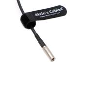 China Timecode Cable For Canon R5C DIN 1.0/2.3 To 3.5mm TRS 90 Degree Time Code Cord Compatible With Tentacle Sync for sale