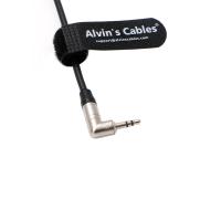 China Timecode Cable For Canon R5C DIN 1.0/2.3 To 3.5mm TRS 90 Degree Time Code Cord Compatible With Tentacle Sync for sale