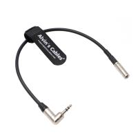 China Timecode Cable For Canon R5C DIN 1.0/2.3 To 3.5mm TRS 90 Degree Time Code Cord Compatible With Tentacle Sync for sale