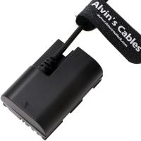 China E6 Dummy Battery To D-Tap Coiled Cable For Canon-R5C Alvin's Cables for sale