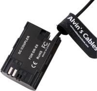 China E6 Dummy Battery To D-Tap Coiled Cable For Canon-R5C Alvin's Cables for sale
