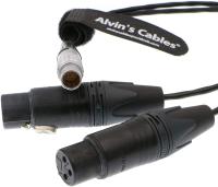 China Alvin's Cables XLR Breakout Audio Input Cable For Atomos Shogun Monitor Recorder 10 Pin To Dual XLR 3 Pin Female for sale