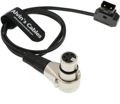 China Alvin's Cables Luxury D Tap To XLR 4 Pin Female Right Angle Power Cable For ARRI Camera Monitor for sale