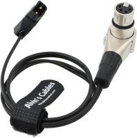 China Alvin's Cables Luxury D Tap To XLR 4 Pin Female Right Angle Power Cable For ARRI Camera Monitor for sale