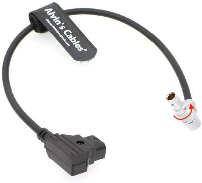 China Alvin's Cables Rotatable Right Angle 2 Pin Z CAM E2 S6/F6 Power Cable Adjustable 90 Degrees 2 Pin Male To D-Tap Cord for sale