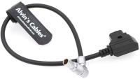 China Alvin's Cables Rotatable Right Angle 2 Pin Z CAM E2 S6/F6 Power Cable Adjustable 90 Degrees 2 Pin Male To D-Tap Cord for sale