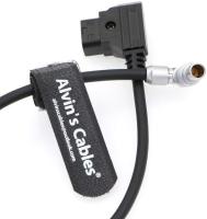 China Alvin's Cables Rotatable Right Angle 2 Pin Z CAM E2 S6/F6 Power Cable Adjustable 90 Degrees 2 Pin Male To D-Tap Cord for sale