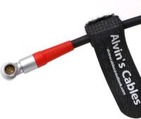China Dual-Motor-Cable For MDR Rotatable 4-Pin-Male To Dual 4pin Male Right-Angle Cable For Arri LBUS FIZ MDR Wireless Focus for sale