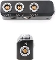 China 2 Pin Splitter Cable Upgraded 2-Pin-Female Input To 3X 2Pin Output Power-Distributor-Box For Arri Alexa|Teradek|SmallHD for sale