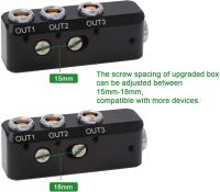 China 2 Pin Splitter Cable Upgraded 2-Pin-Female Input To 3X 2Pin Output Power-Distributor-Box For Arri Alexa|Teradek|SmallHD for sale