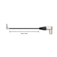 China Power-Cable for Zacuto-Kameleon-EVF from Rotatable Right Angle 4 Pin Male to XLR 4 Pin Male Right Angle 30CM for sale