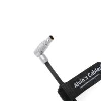 China Power-Cable for Zacuto-Kameleon-EVF from Rotatable Right Angle 4 Pin Male to XLR 4 Pin Male Right Angle 30CM for sale