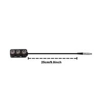 China 1 To 3 Mini Power Splitter Box Cable RS 3-Pin Male To 3 Ports 3-Pin RS Female Box For ARRI Camera Alvin's Cables |30CM for sale