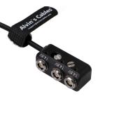 China 1 To 3 Mini Power Splitter Box Cable RS 3-Pin Male To 3 Ports 3-Pin RS Female Box For ARRI Camera Alvin's Cables |30CM for sale