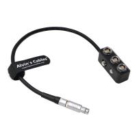 China 1 To 3 Mini Power Splitter Box Cable RS 3-Pin Male To 3 Ports 3-Pin RS Female Box For ARRI Camera Alvin's Cables |30CM for sale