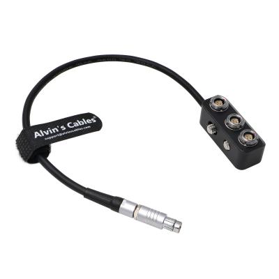 China 1 To 3 Mini Power Splitter Box Cable RS 3-Pin Male To 3 Ports 3-Pin RS Female Box For ARRI Camera Alvin's Cables |30CM for sale