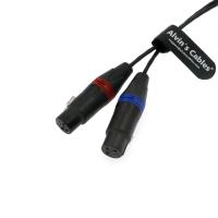 China Audio-Cable for ARRI-Mini-LF Camera 6 Pin Male to Dual XLR 3 Pin Female Cable Alvin's Cables for sale