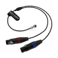 China Audio-Cable for ARRI-Mini-LF Camera 6 Pin Male to Dual XLR 3 Pin Female Cable Alvin's Cables for sale