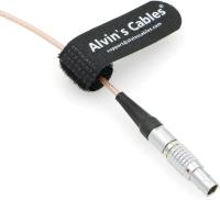 China Timecode Cable For Canon R5C From Ambient Nanolockit 5 Pin Male To Right Angle DIN Time Code Cable 30cm|12in for sale
