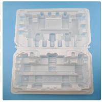 China Toner Cartridge New Packaging Box Blister Box Egg Shell Toner Box Plastic PVC PET case for HP CF400A / 201A HP228X/287 for sale