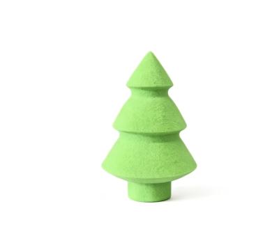 China OEM Christmas Tree Sponge Hydrophilic Polyurethane Dry Or Wet Beauty Blender for sale