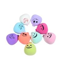 China Halloween Themed Hydrophilic PU Beauty Sponge 42mm*45mm Foundation Sponge for sale