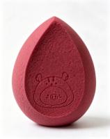 China 3D Embossed Red Beauty Blender 40x60mm Makeup Blender Sponge for sale