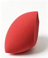 China Olive Two Cut Red Beauty Sponge 40mm*65mm Red Makeup Sponge For Wet & Dry for sale