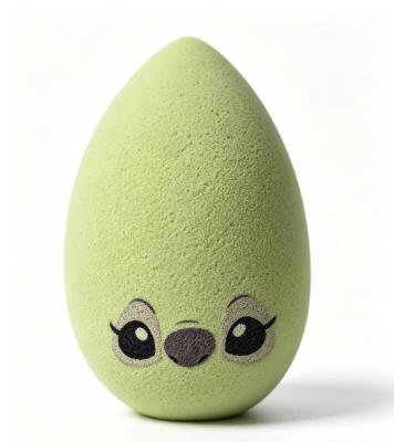 China Cartoon Printed Teardrop Makeup Sponge OEM & ODM Beauty Blender Teardrop for sale