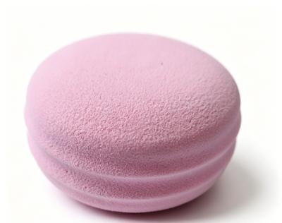 China Light Purple Macaron Beauty Blender Double Layer Macaron Makeup Sponge for sale