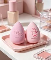 China Custom Pink Makeup Sponge Cartoon Pink Beauty Blender Sponge for sale