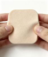 China 44mm*45mm Latex Makeup Sponge Off White Circle Beauty Blender for sale
