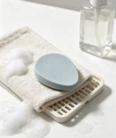 China Mist Teal Teardrop Shaped Makeup Sponge 48mm*69mm*6t Teardrop Blending Sponge for sale