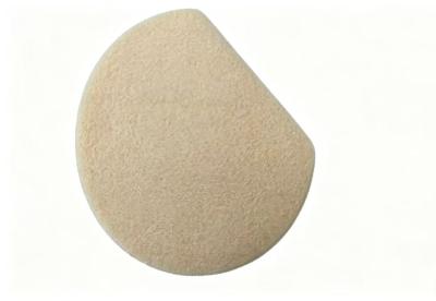 China 3mm Latex Makeup Sponge Semicircle High Density Makeup Sponge for sale