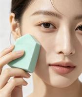 China SBR Synthetic Latex Makeup Sponges 3D House Shaped Beauty Sponge for sale