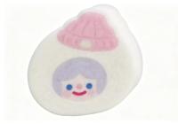 China Milk Bottle Printed Pink Beauty Blender Customizable Pink Blending Sponge for sale