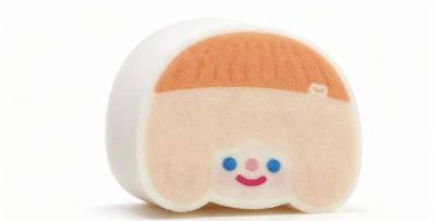 China Orange Hat Doll Latex Makeup Sponge OEM Dry Or Wet Beauty Blender for sale