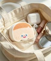 China Orange Hat Doll Latex Makeup Sponge OEM Dry Or Wet Beauty Blender for sale