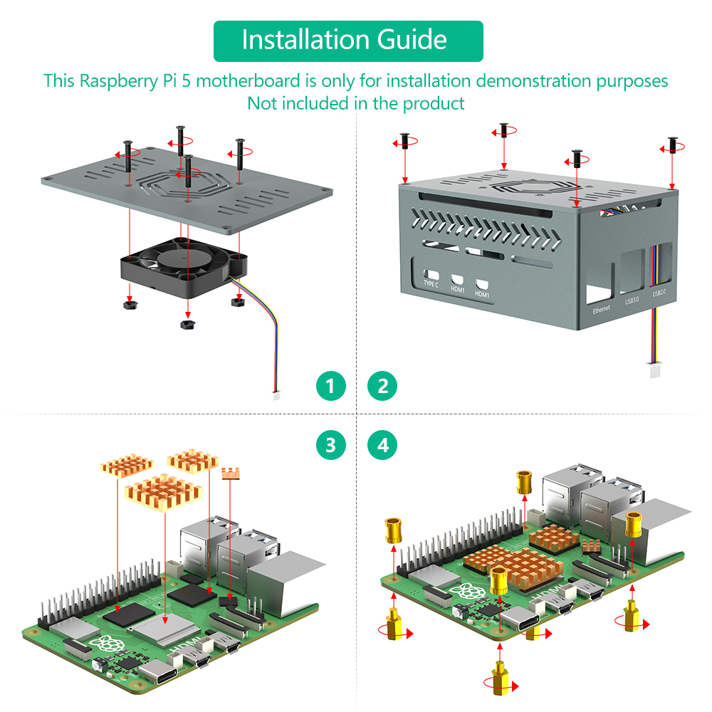 latest company news about Innovation Debuts! Shocking Release of Raspberry Pi 5 Motherboard Case Adaptation 5