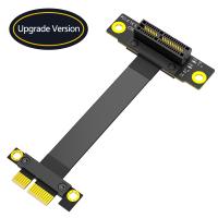 China PCI E 1X 36 Pin Cable 270 Degree For PCI Express Gen3 8Gbps Speed PCI E Extension Cable for sale
