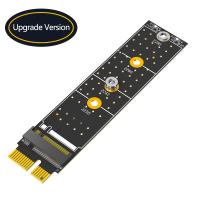 China NGFF M.2  Nvme M Key SSD To PCI- E 1X Adapter Vertical Installation PCI-E 1x To NGFF M.2 Key-M Supports sizes 2230-2242-2260-2280 for sale
