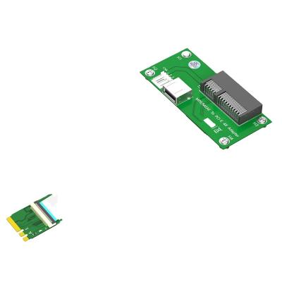 China 480Mb/S Computer Adapter Key A/E To PCIe X4 USB Riser Card M 2 Ngff Ssd Adapter for sale