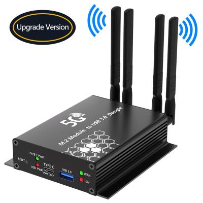 China SIM8200 GM800  5G Adapter 2.4G 4G USB 3.0 Adapter With Dual SIM Card Slot for sale