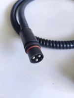 China 1.5m Engine Heater Cable IP44  Black 16A Low Temperature Resistance Corrugated Hose Line for sale