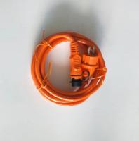 China Waterproof Electric Power Extension Cord 2.6m European Extension Cord IP44  European Standard for sale