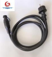 China Waterproof power cord 2.5m European standards IP44 Rubber thread Oil resistant, corrosion-resistant for sale