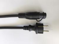 China Waterproof power cord 2.5m European standards IP44 Rubber thread Oil resistant, corrosion-resistant for sale